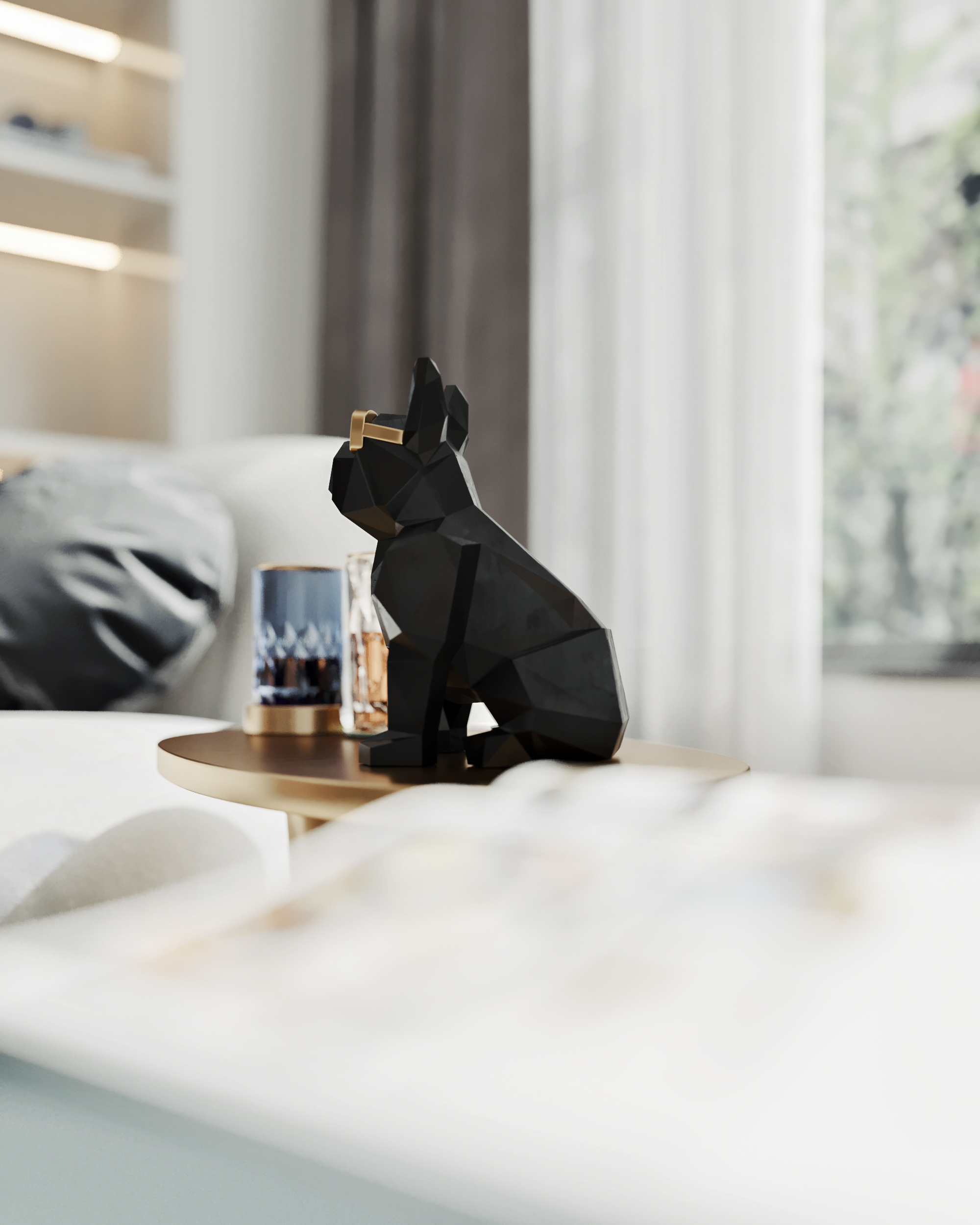 现代客餐厅厨房-室内设计-拓者设计吧