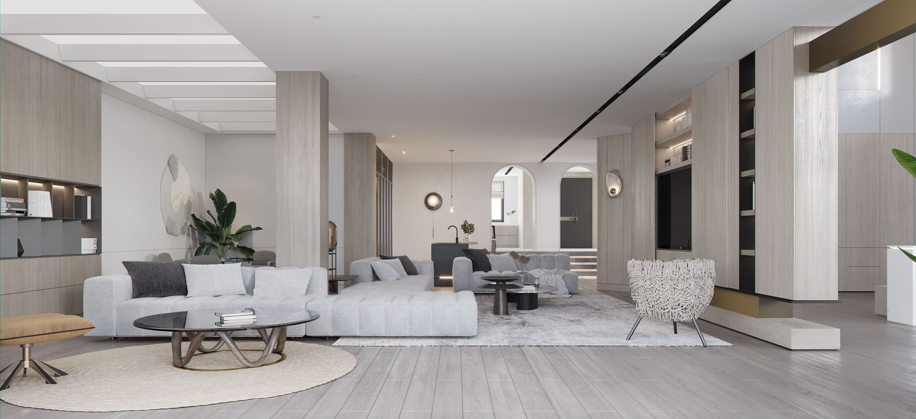 现代大平层设计，相拥时尚舒适的理想居所！-室内设计-拓者设计吧